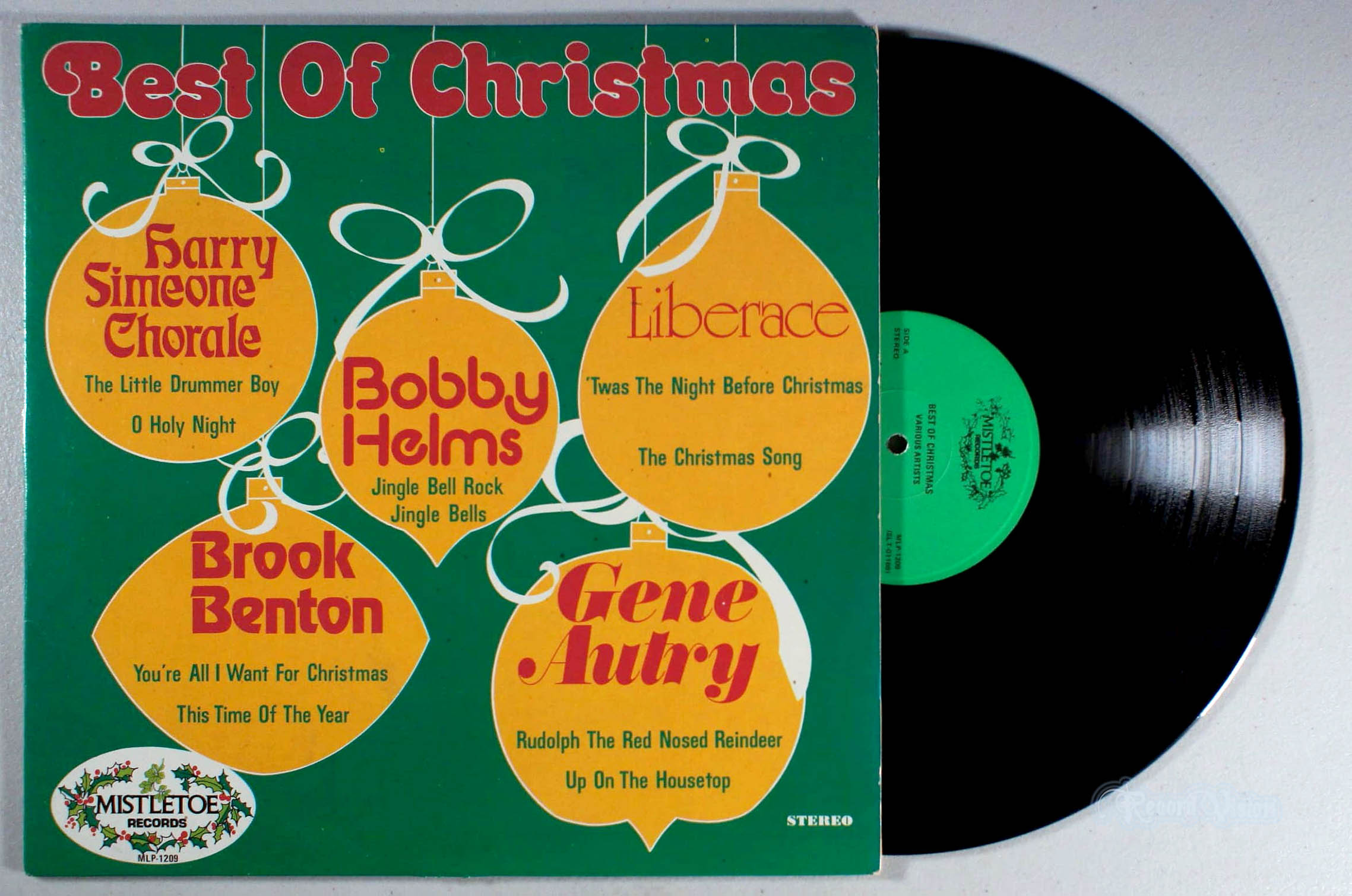 Best of Christmas (1975) Vinyl LP • Bobby Helms, LIberace, Gene Autry ...