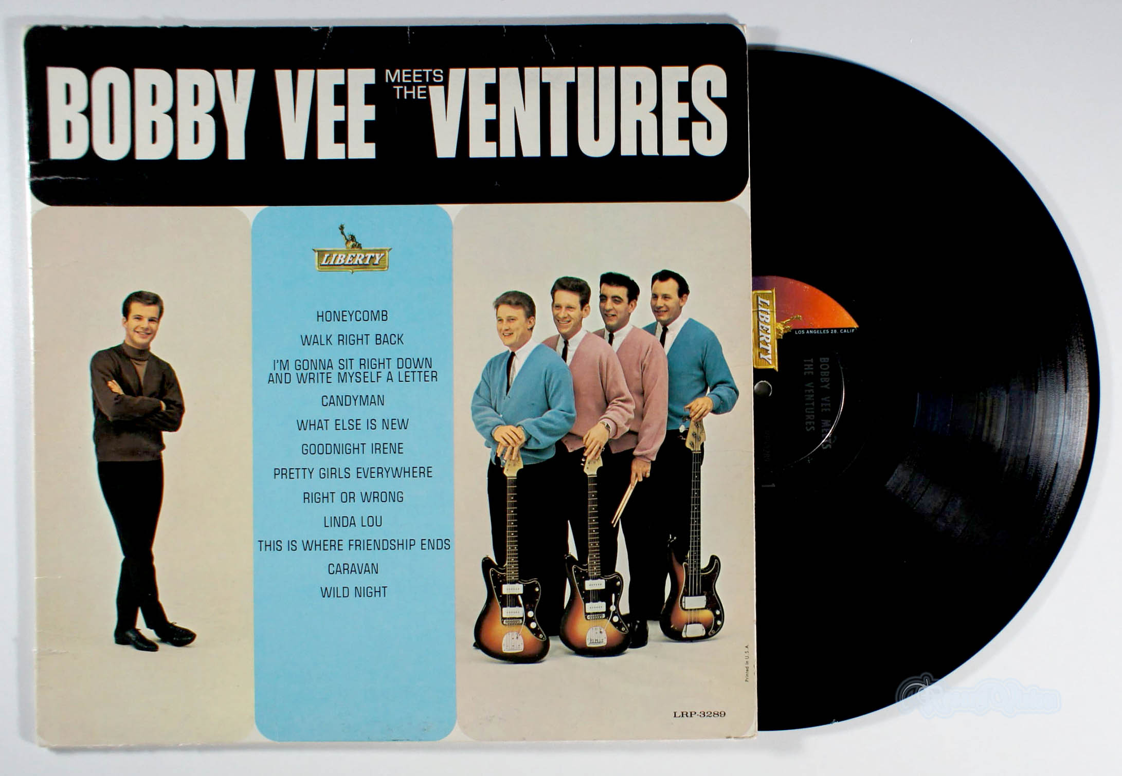 Bobby Vee - Meets the Ventures (1963) Vinyl LP • Goodnight Irene | eBay